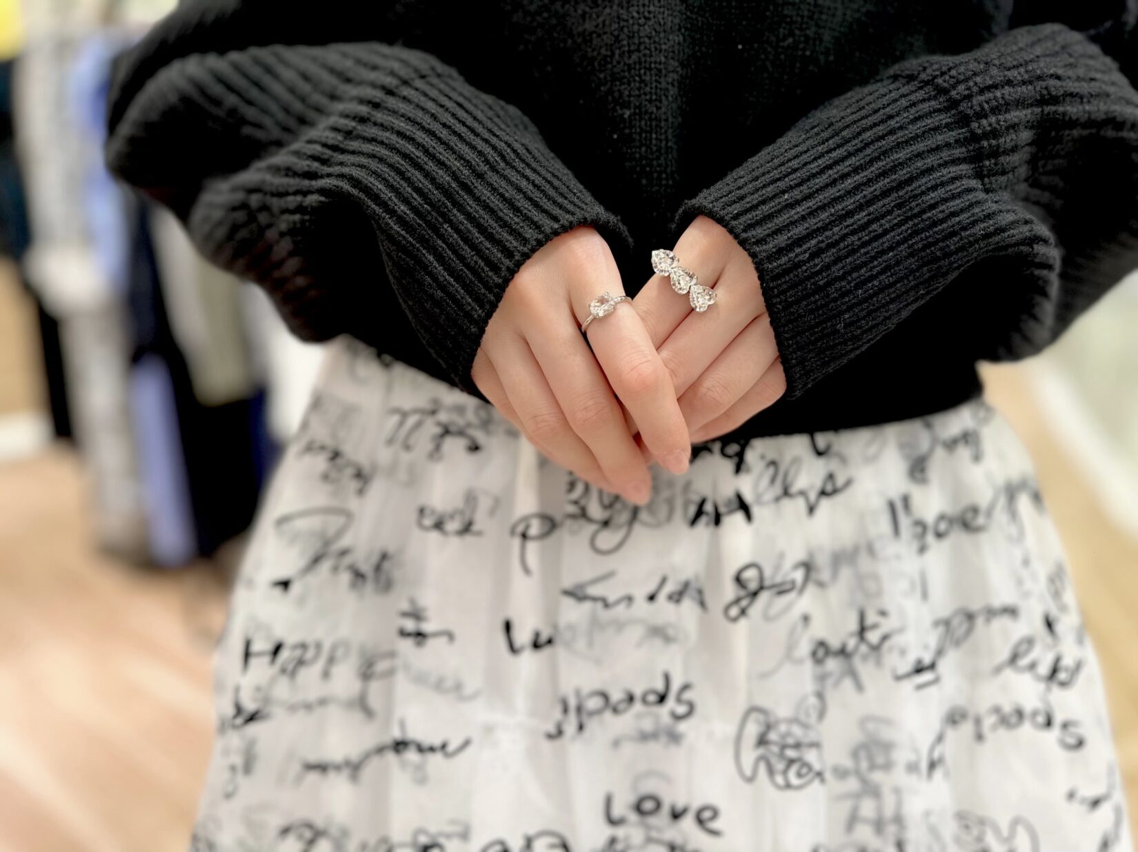 Heart flutter ring - Enchanty